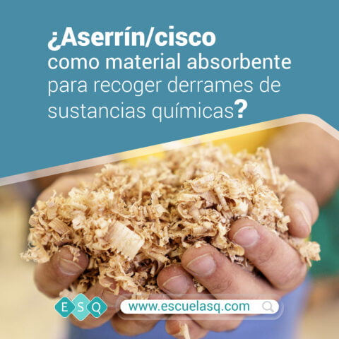 ¿Aserrín/cisco como material absorbente para recoger derrames de ...